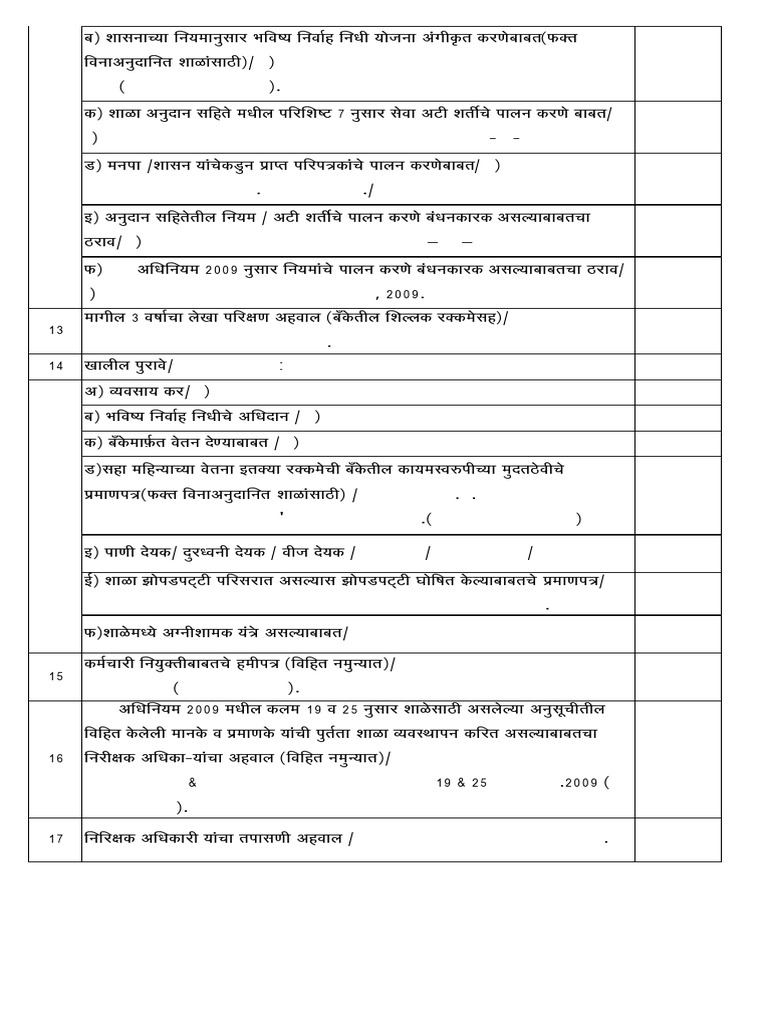 Checklist for Extension of Recognition-pages | PDF