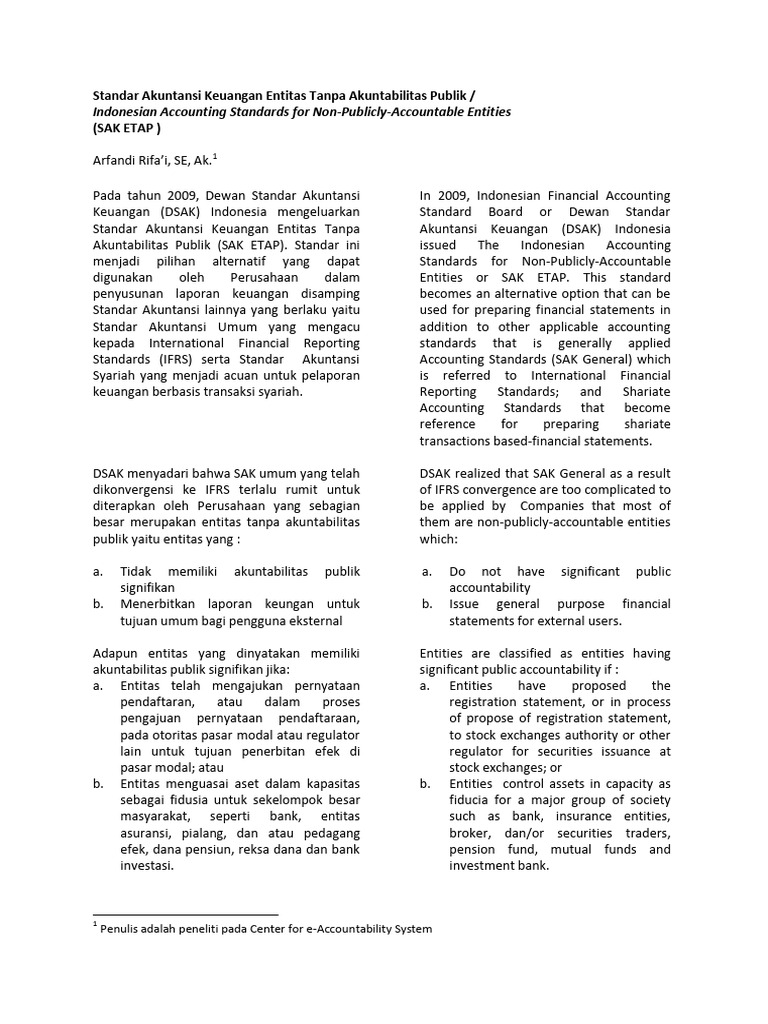 SAK ETAP - Bilingual | PDF