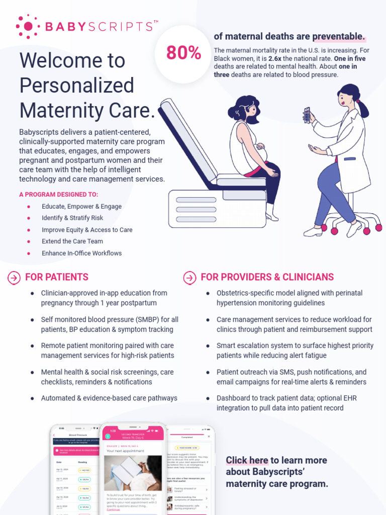 Brochure - Provider November 2023 SSOT | PDF | Pregnancy | Maternal Death