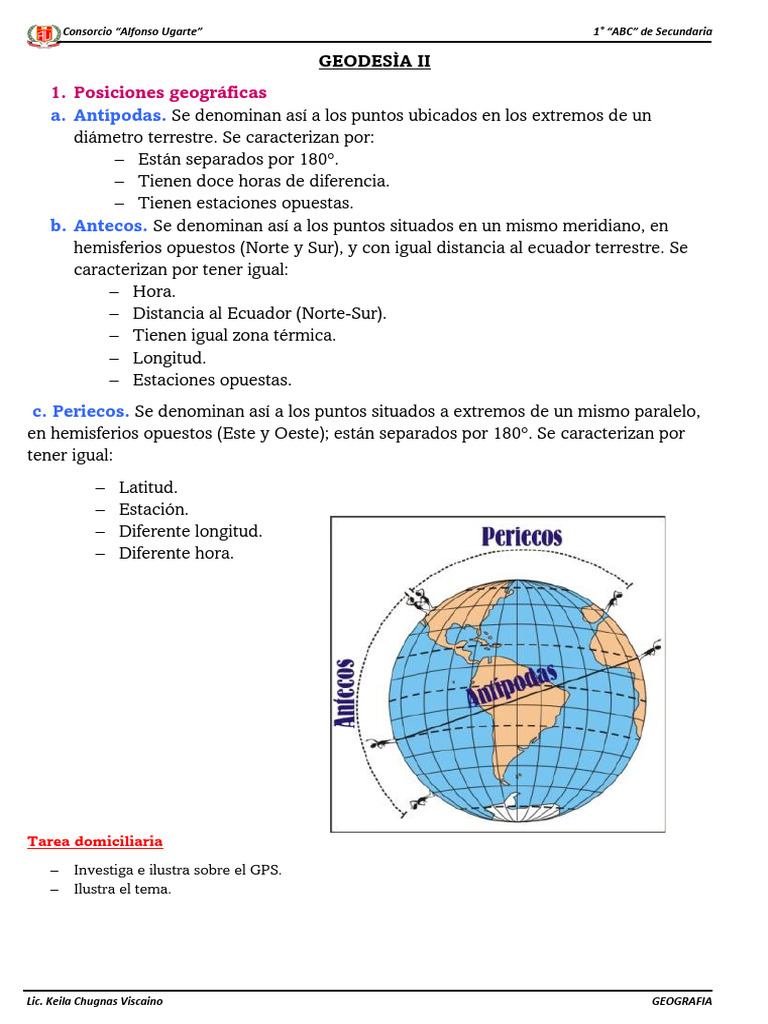 Geodesia II 1ero | PDF