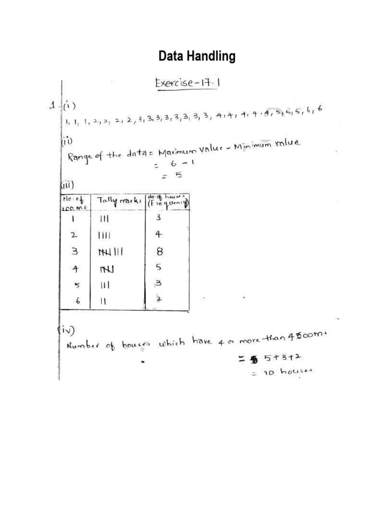 17. Data Handling | PDF
