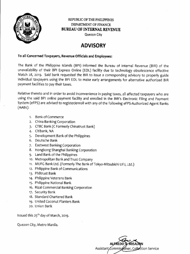 BPI Advisory | PDF