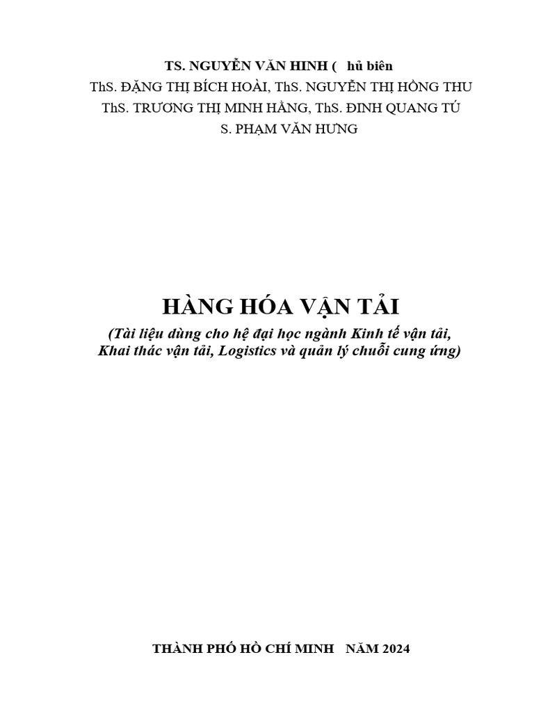 Final - V5 - GT Hang Hoa Van Tai 3TC-17.10.2024-Bản Chuẩn | PDF