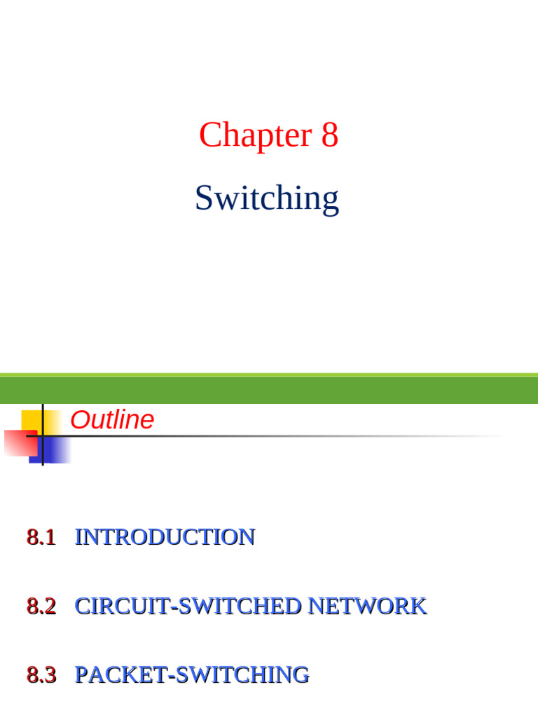 Reference Material - Chapter 8 | PDF | Computer Network | Packet Switching