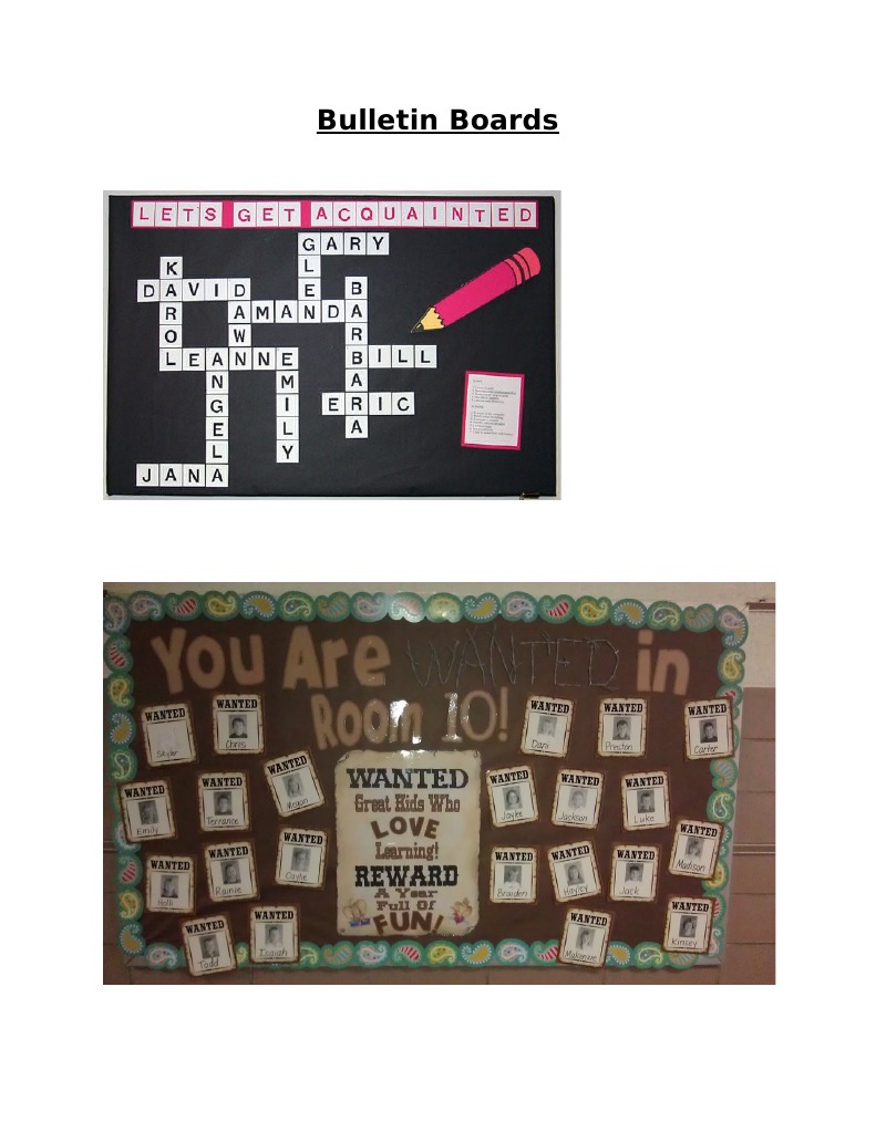 Effective Use of Bulletin Boards | PDF