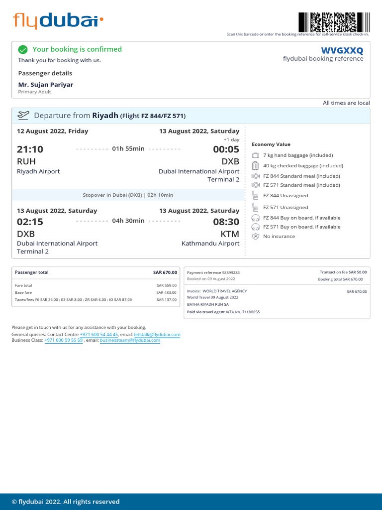 Sujan Pariyar 12aug Ruhktm 6pm Aiport Report | PDF | Airlines | Civil Aviation