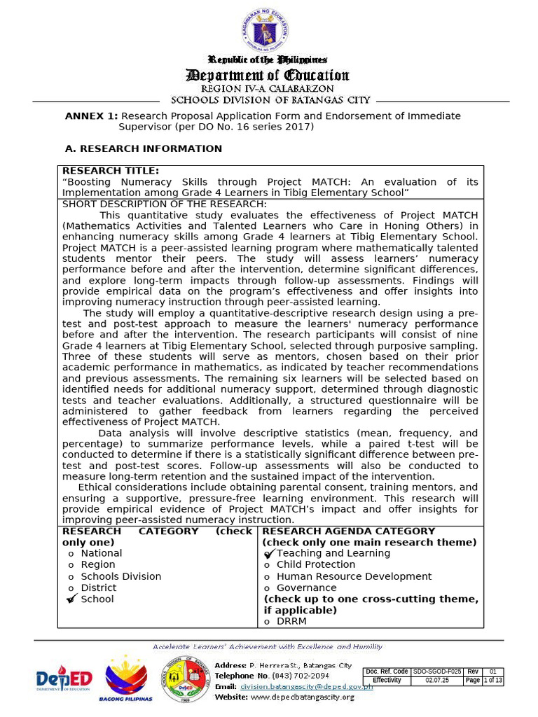 Evaluating Project MATCH in Grade 4 | PDF | Educational Assessment ...
