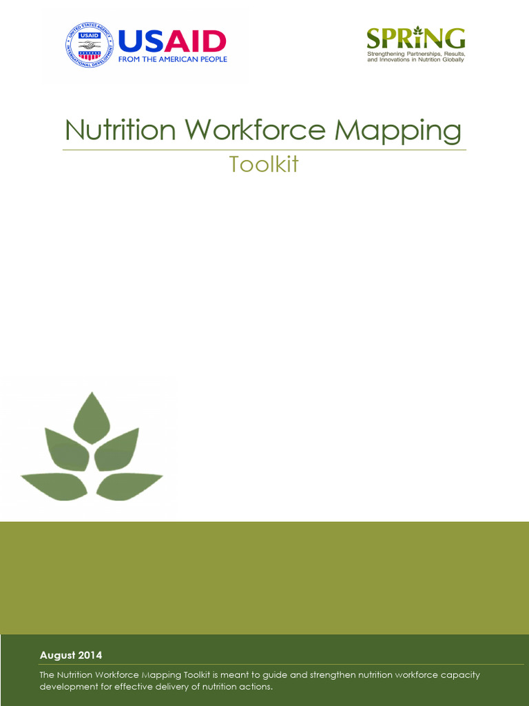 Spring Nutrition Workforce Mapping Toolkit | PDF | Malnutrition | Human ...