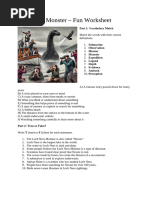 Short Stories British Tales Nessie The Loch Ness Monster Worksheet ...