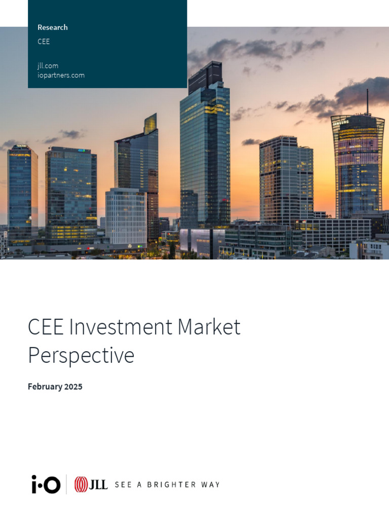 JLL Cee Investment Market Perspective 2024 | PDF | Inflation | Unemployment