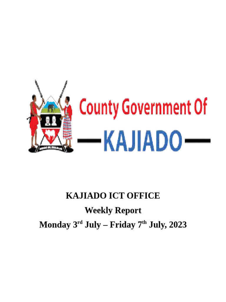 County Government of Kajiado Report | PDF | Computing | Office Equipment