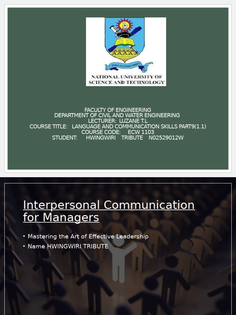 Interpersonal Communication With Diagrams | PDF | Communication ...