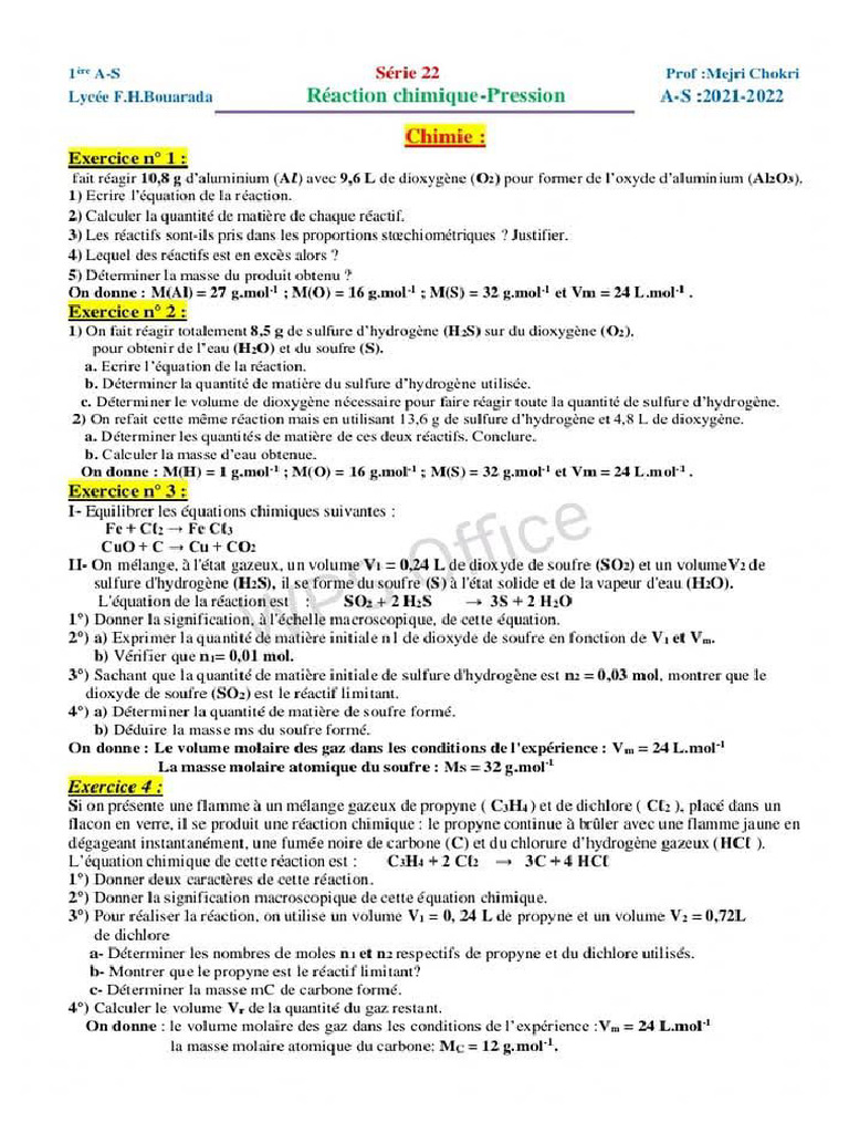 Série Pression 1ere | PDF