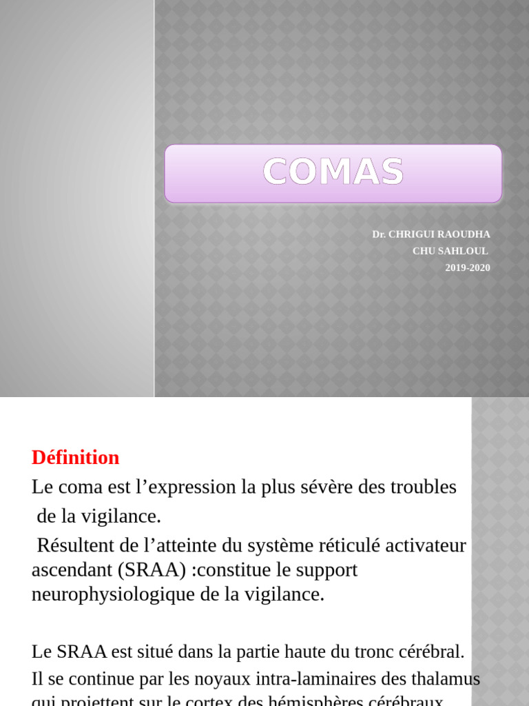 KZ2Z0JaM8lnD0mhJWhh8HhBmbSK7DdpnpwtjPNkF | PDF | Coma | Maladies et ...