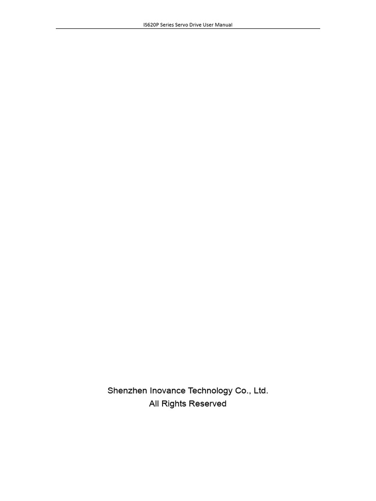 IS620P Series Servo Drive User Manual | PDF | Power Supply | Parameter (Computer Programming)