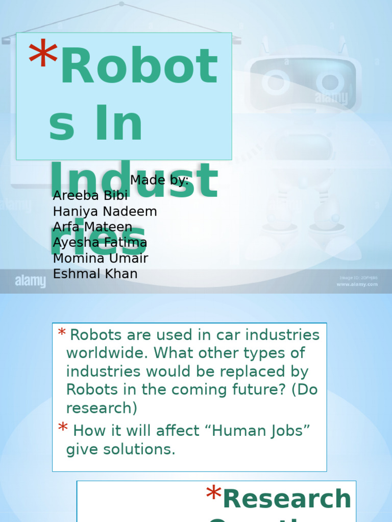 Robots in Industries ICT Research | PDF | Robot | Robotics