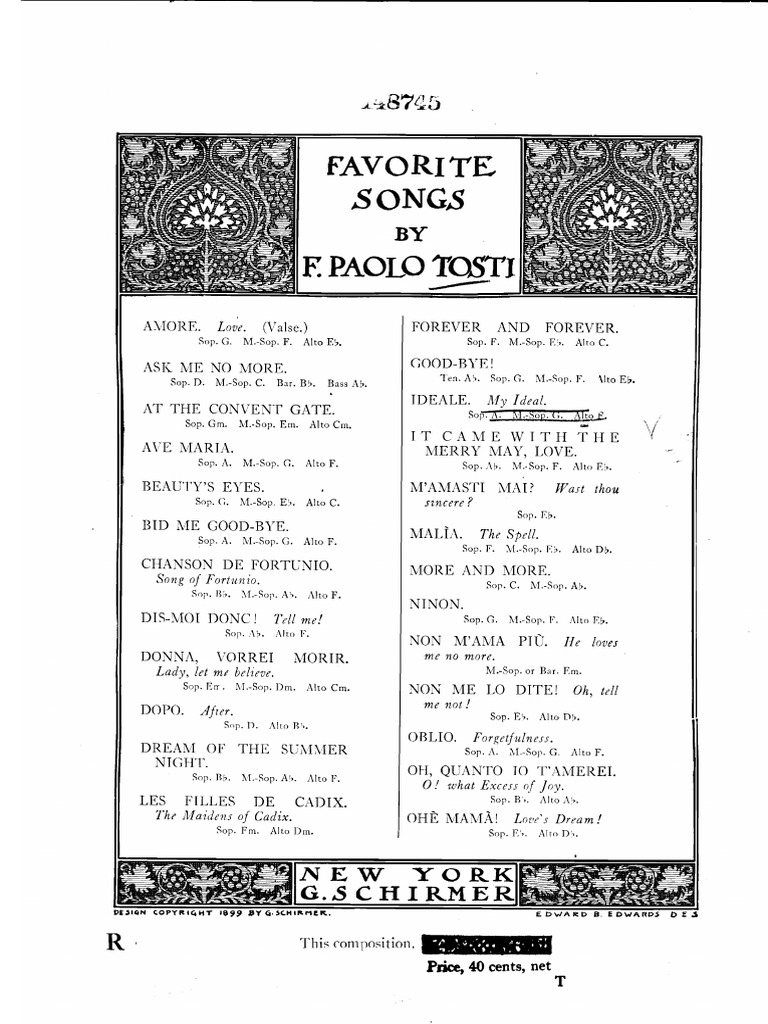 Ideale (Tosti, Francesco Paolo) | PDF