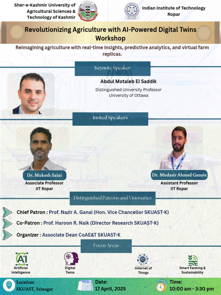 Revolutionizing Agriculture with AI-Powered Digital Twins Conference | PDF