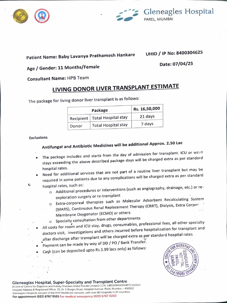 Estimate Letter | PDF