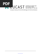 EUCAST Disk Diffusion Method Guide | PDF | Microbiology