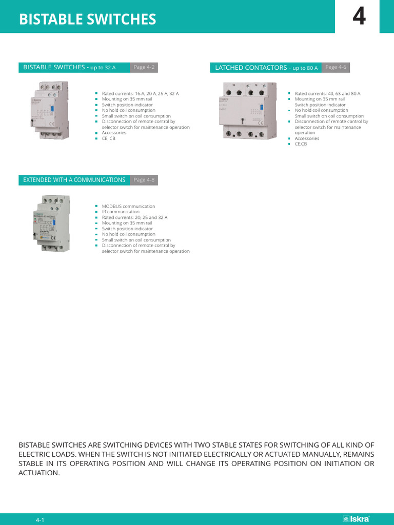 4_Bistable_switches_Ver.3.0 | PDF | Switch | Alternating Current