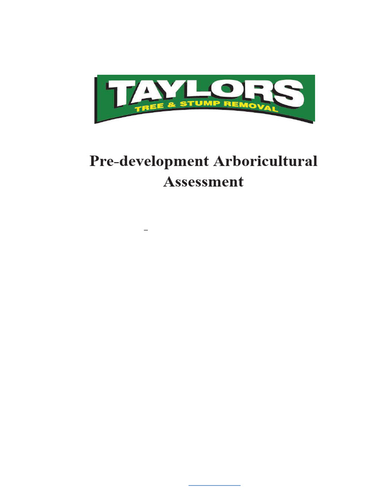 Arboricultural Assessment | PDF | Pruning | Trees