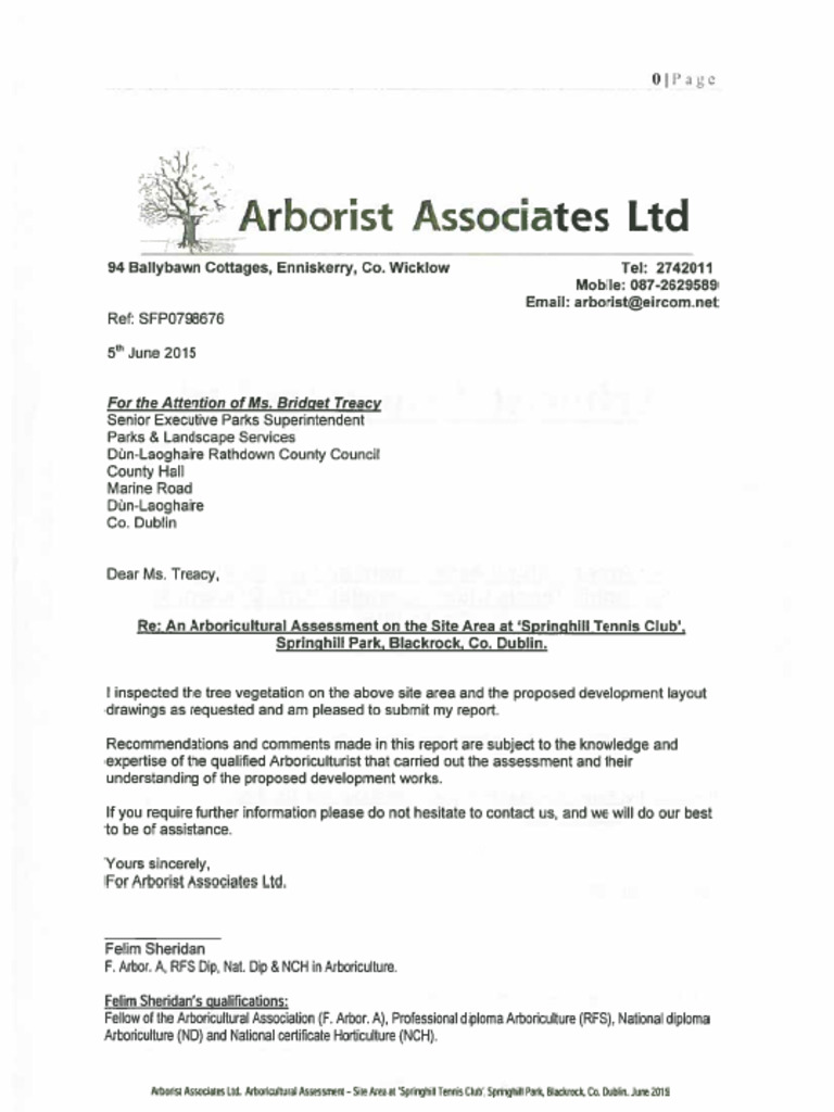 Arborist Report | PDF