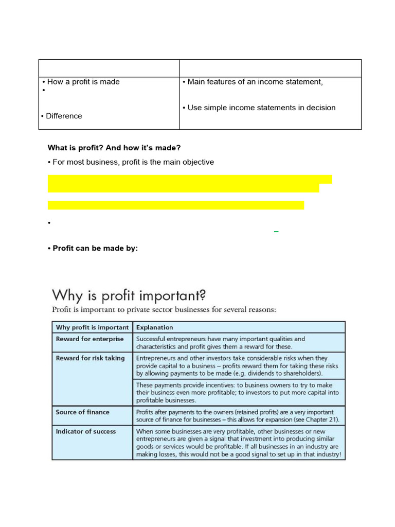 5.3-Income Statement Notes | PDF | Income Statement | Net Income
