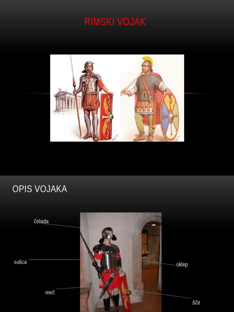 Zgo Ref Rimski Vojak 01 Predstavitev | PDF