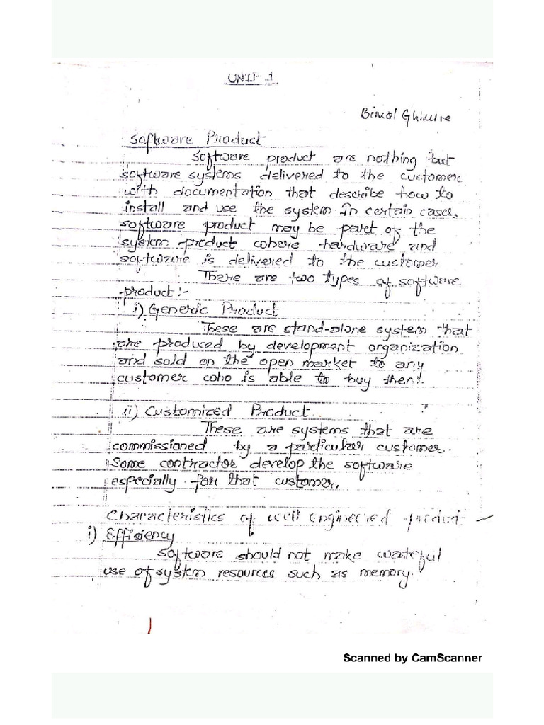 Software Engineering Note | PDF