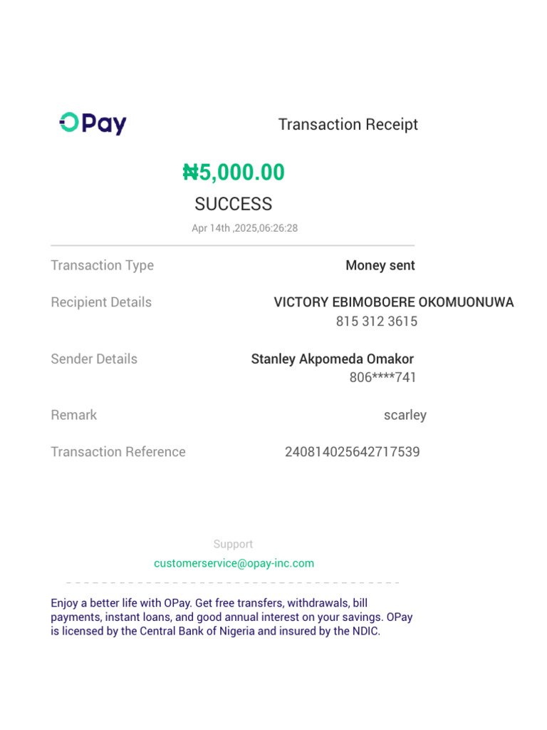 Transaction Receipt-250414201008942342311 | PDF