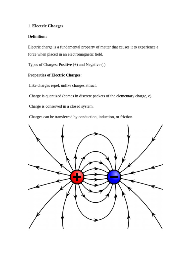 Electric Charges Force and Potential Lecture | PDF | Capacitor | Capacitance