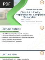 Class II Cavity Preparation PDF | PDF | Dentistry Branches | Dentistry