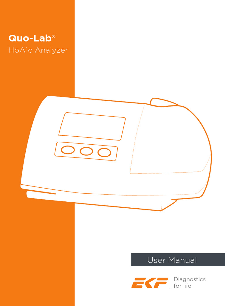 Quo-Lab Manual 04.00 English | PDF | Glycated Hemoglobin