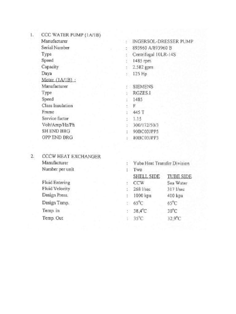 Closed Cycle Cooling Water System | PDF