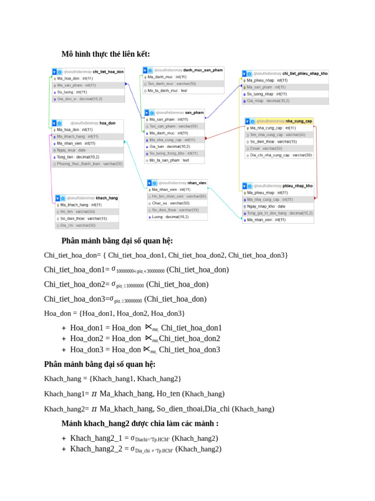 Phân mảnh - CSDLPT | PDF