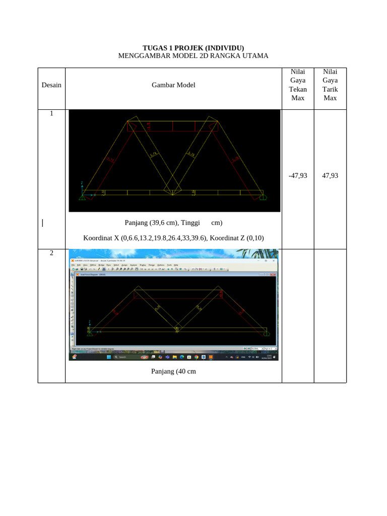 Format Tugas 1 Projek (Individu) | PDF