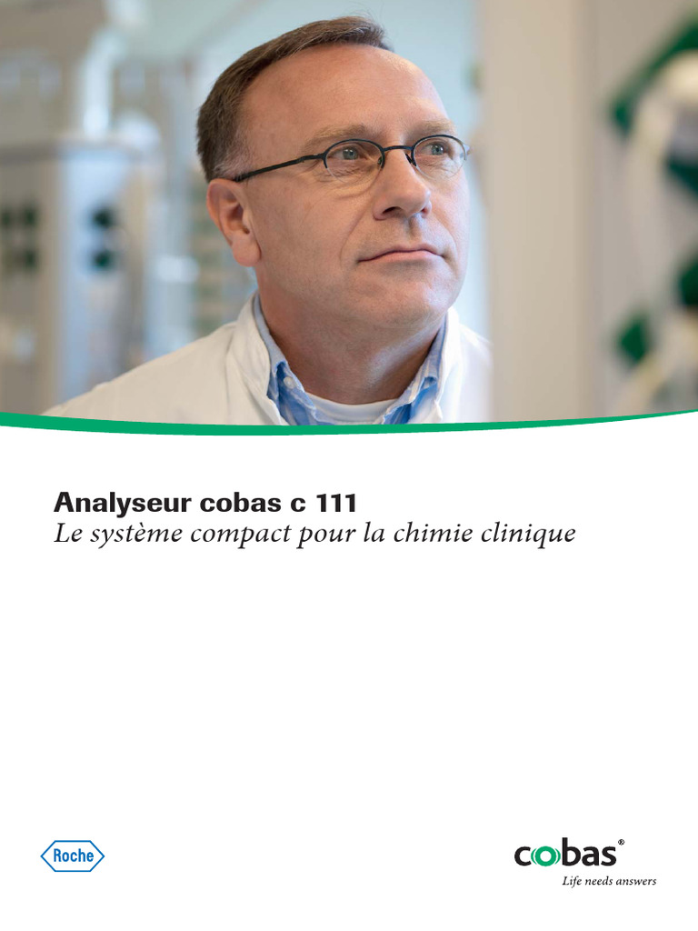 Analyseur cobas c 111 : Compact et Efficace | PDF