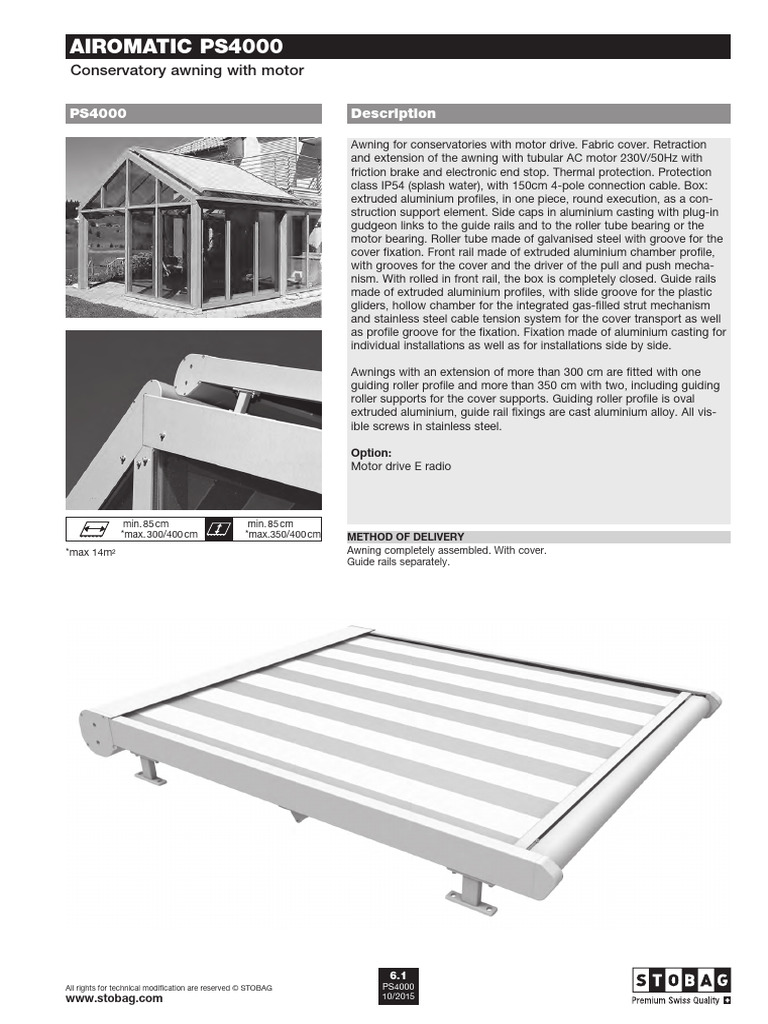 Stobag Ptk-En Airomatic-Ps4000 | PDF | Extrusion | Steel