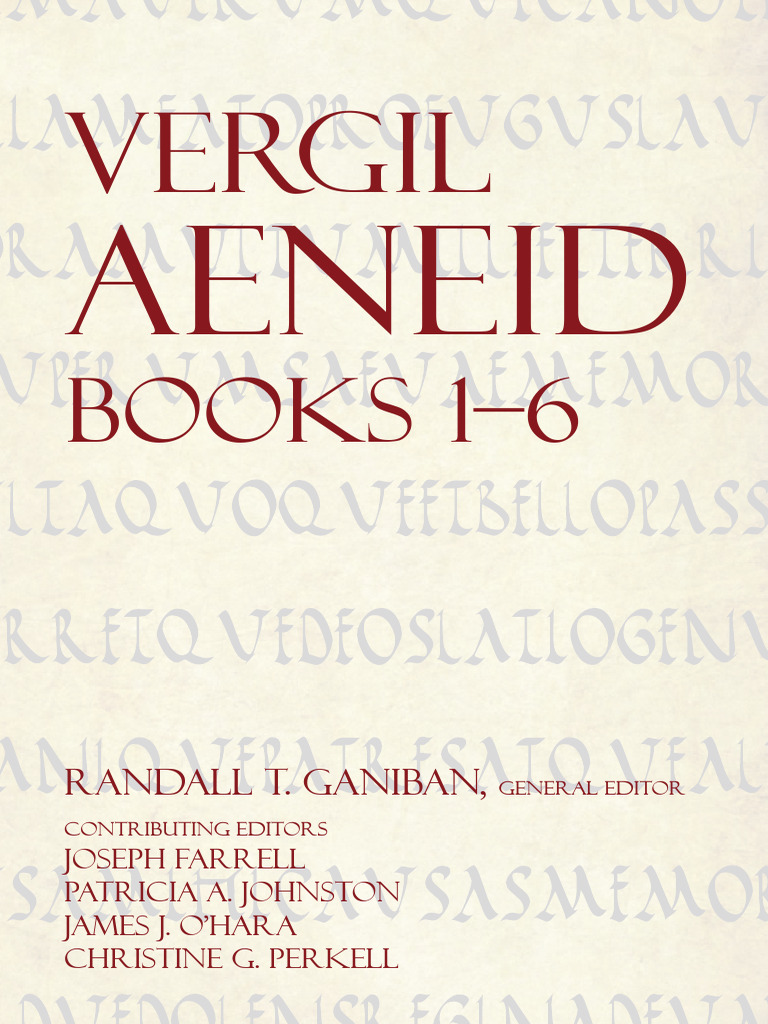 Aeneid 1–6 (the Focus Vergil Aeneid Commentaries) (Latin and English ...