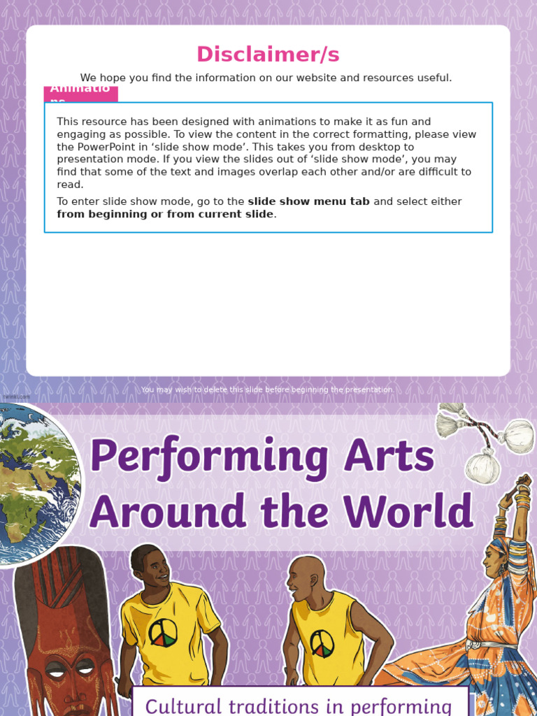 Nz a 262 Performing Arts Around the World Ver 2 | PDF | Performing Arts ...
