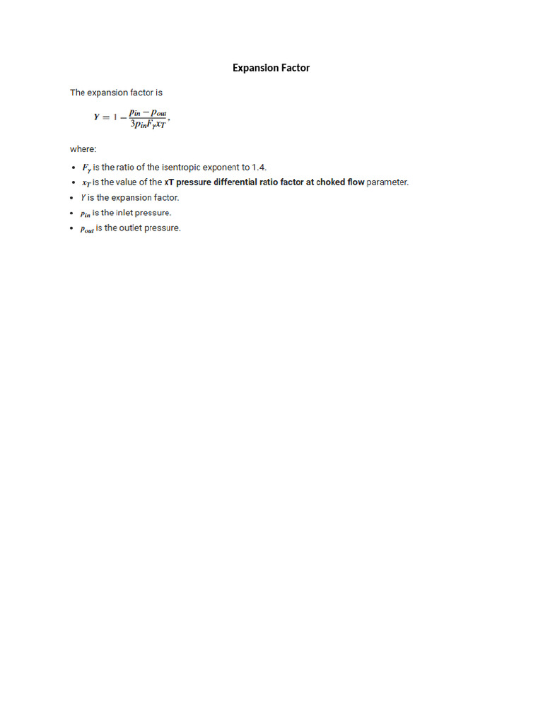 Expansion Factor | PDF