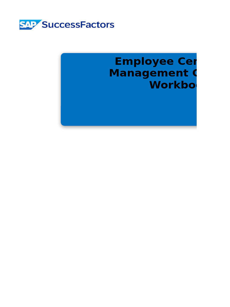 Employee Central Position Management Guide | PDF | Employment | Recruitment