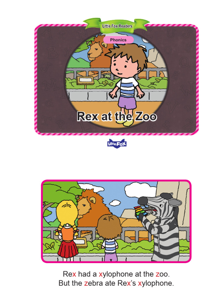 lv03-019 - X - , - Z - Words Rex at The Zoo | PDF