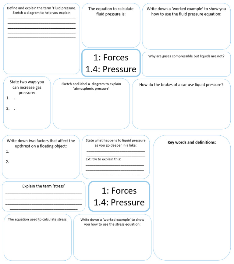 Pressure Revision Mat Y7 | PDF