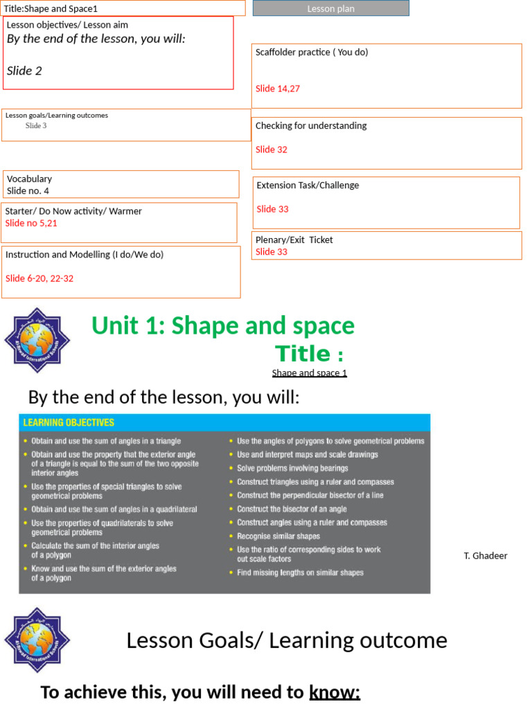 Shape+and+space+(1) (2) | PDF | Shape | Geometric Shapes