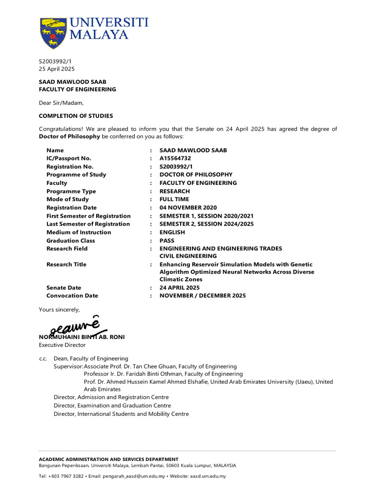 Saad Mawlood Saab | PDF