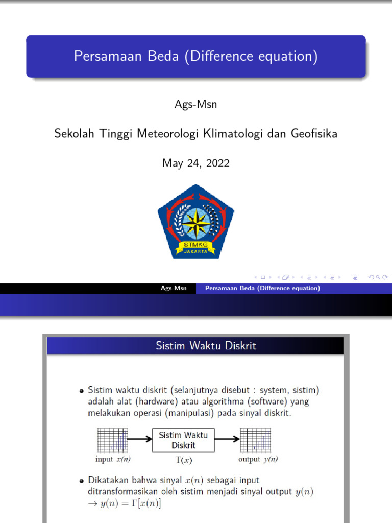 #Persamaan Beda | PDF