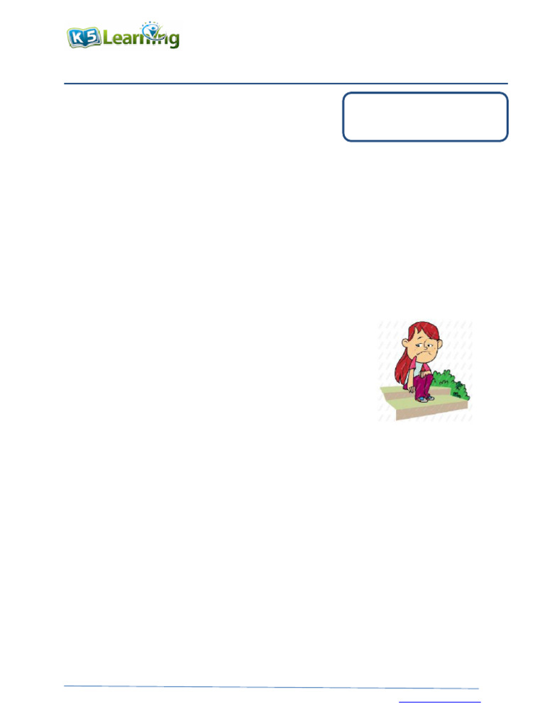Grade 1 Action Verbs Worksheet | PDF