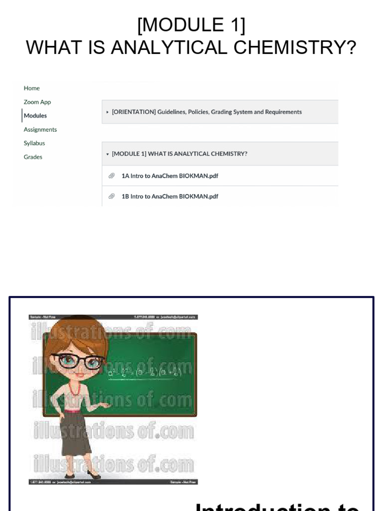 1A Intro To AnaChem BIOKMAN | PDF | Chemistry | Analytical Chemistry